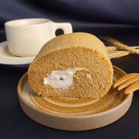 Coffee Swiss Roll - Baketime | All Time Favourite